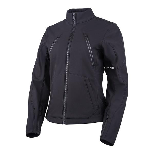 アイコン ICON 2026年春夏モデル ジャケット MERC3 WOMENS ブラック Mサイズ：Mカラー：ブラック・ICON WOMEN SPORT FIT・春秋向け・防風効果が高く柔らかいSOFTSHELL素材・内部300Dポリエステ...