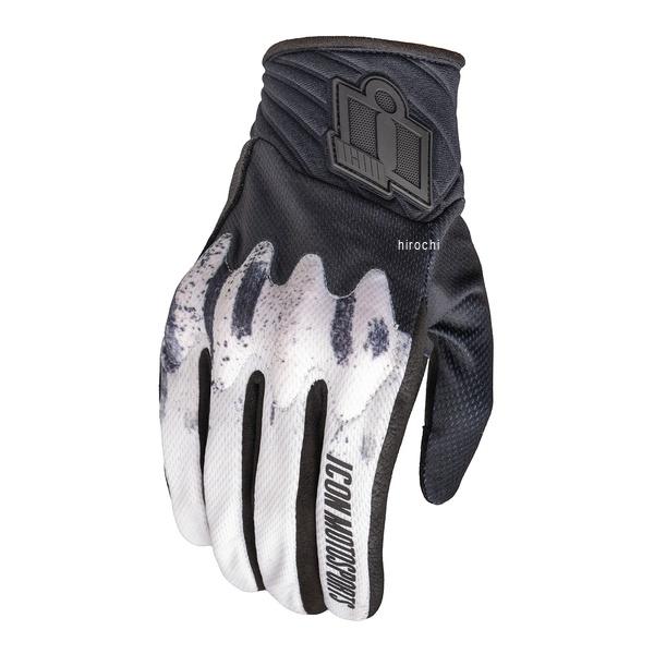 アイコン ICON 2026年春夏モデル グローブ ANTHEM3 ANOMALY ホワイト 3Xサイズ：3Xカラー：ホワイト・手のひらAx Laredo生地・ポリエステルメッシュ、ネオプレーン使用・ナックルにD3Oプロテクター・スマホタッ...