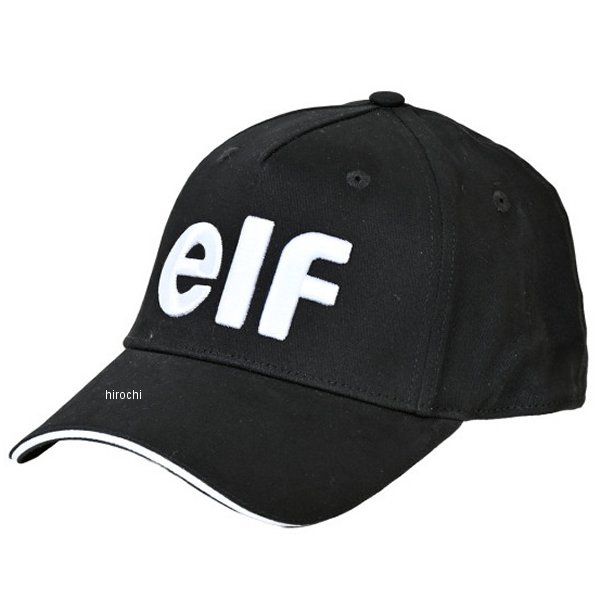 エルフ elf ラシックロゴコットンキャップ ブラック/ホワイトカラー：ブラック/ホワイト表地：コットン/スパンテックスモータースポーツで数々の輝かしい成績を残した時代のエルフロゴを復刻モチーフにしたコットンキャップ。※商品画像はイメージで...