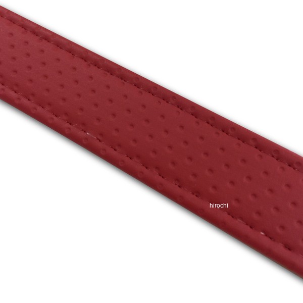 グロンドマン GRONDEMENT 汎用レザーベルト タンデムベルト等 エンボスレッド ステッチ：透明 長さ：56cm 幅：2.5cm汎用レザーベルト。バイクのタンデムベルトとしてもご使用頂けます。本製品は長さ：56cm/幅：2.5cm/生...