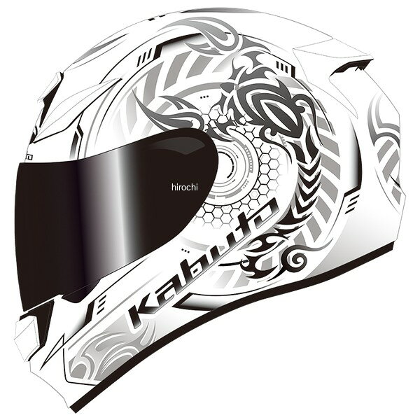 オージーケーカブト OGK KABUTO フルフェイスヘルメット SHUMA SKALION パールホワイトシルバー Mサイズ：M 57-58cmカラー：パールホワイトシルバースコーピオンの本能とトライバルの未来感が共鳴。新次元の躍動感を生...