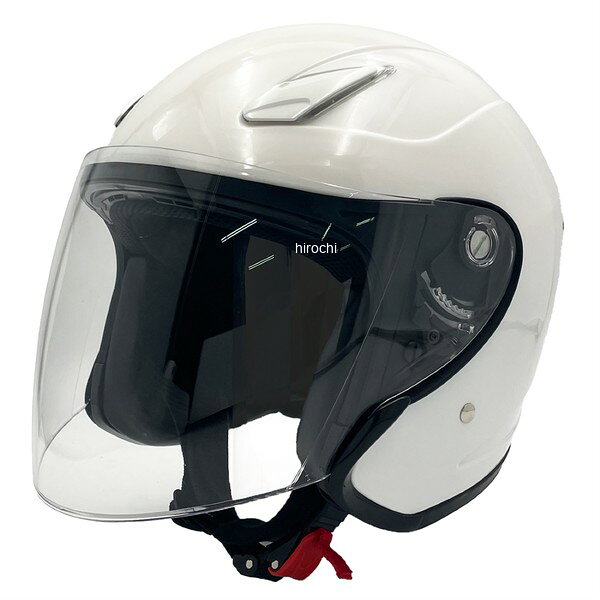 山城 ジェットヘルメット パールホワイト L山城(yamashiro) 山城ヘルメット YH-004原付バイクから大型バイクまで全排気量対応で使いまわしが良く、シンプルでスポーティーなデザイン。フリップアップシールド付きスポーツジェットヘル...