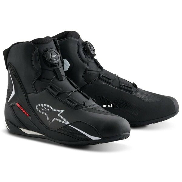 アルパインスターズ 春夏モデル シューズ FASTER-4 BOA SHOES ASIAサイズ:9カラー:123 ブラック/ホワイト/レッド・先進的なマイクロファイバーとシームレスな熱溶着パネルで構成されたメインアッパー素材が、革新的でテク...