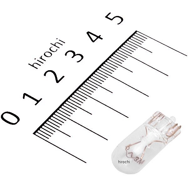 ・適合：汎用 ・1個入・カラー：クリア・定格：6v 3w・ウエッジ/シングル球・ガラス・口金形状：T10 ウエッジ(中)83年-93年 ヤマハ タウンメイト801PWB06楽天 JP店　