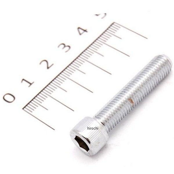 六角穴付きボルト クローム 5/16-24 X 首下 1-1/2インチ(1個売り)DS-190573-ea楽天 JP店　