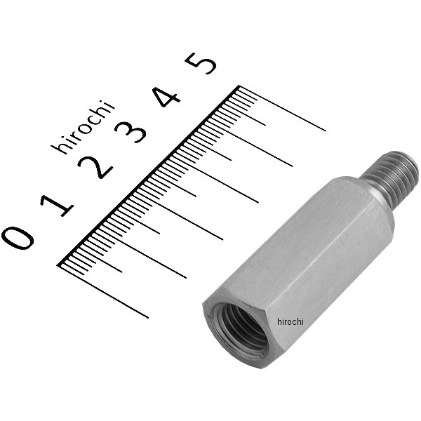 タナックス TANAX スリムステンレスLアダプターサイズ(mm):45（H)×Φ16ミラー取付側：正ネジ10mm車体取付側：正ネジ8mm素材:ステンレスSS-5L楽天 JP店　