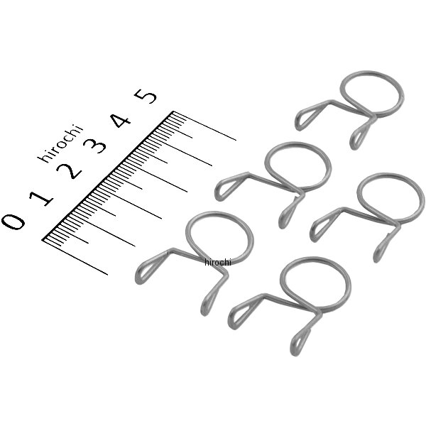 ホースクリップです。Bタイプ クリップ内径:13ミリ素材:ステンレス5個入り104-246楽天 JP店　