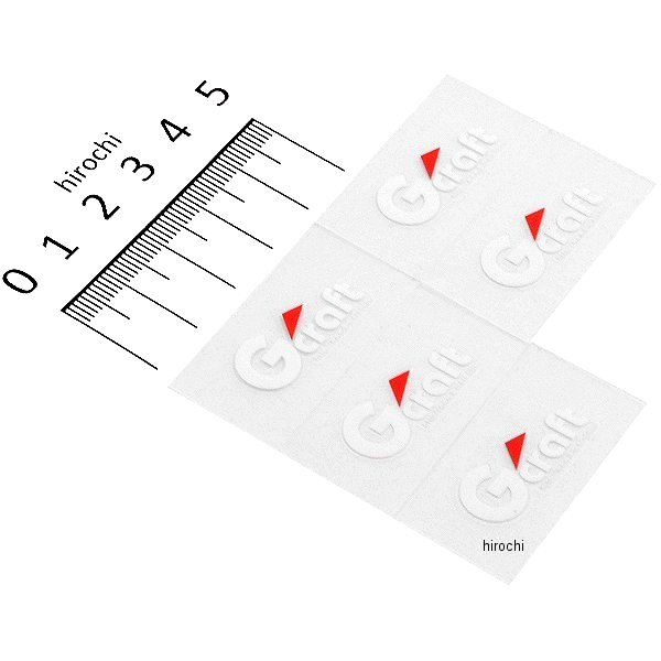 Gクラフト 切り文字ステッカーホワイト5枚売り汎用カラー:ホワイト11mm×25mm※5枚売り※39353G楽天 JP店　