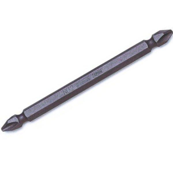123PG.100-2 1/4インチ H 両頭プラスビット(溝位置9mm) 全長100mm No.2123PG-100-2-KK楽天 JP店