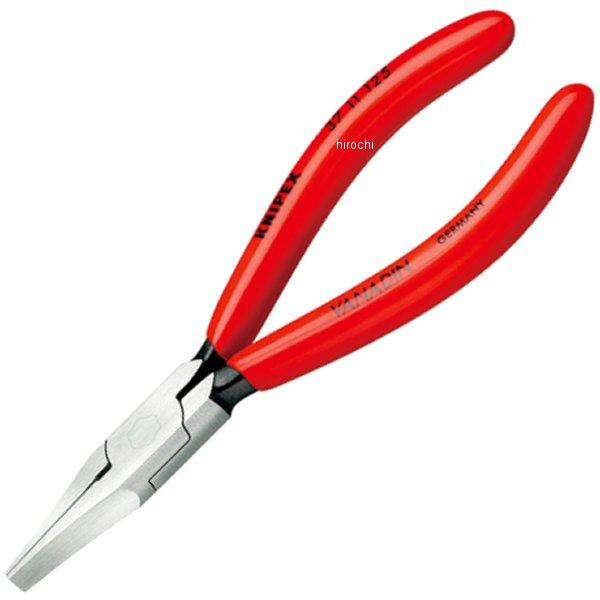 3711-125 クニペックス KNIPEX 時計細工用アジャスティングプライヤーです。ヘッド：磨き仕上げハンドル仕様：プラスチックコーティング長さ(mm)：125口先の長さ(mm)：27.0ジョイント部の巾(mm)：12.5ジョイント部の...