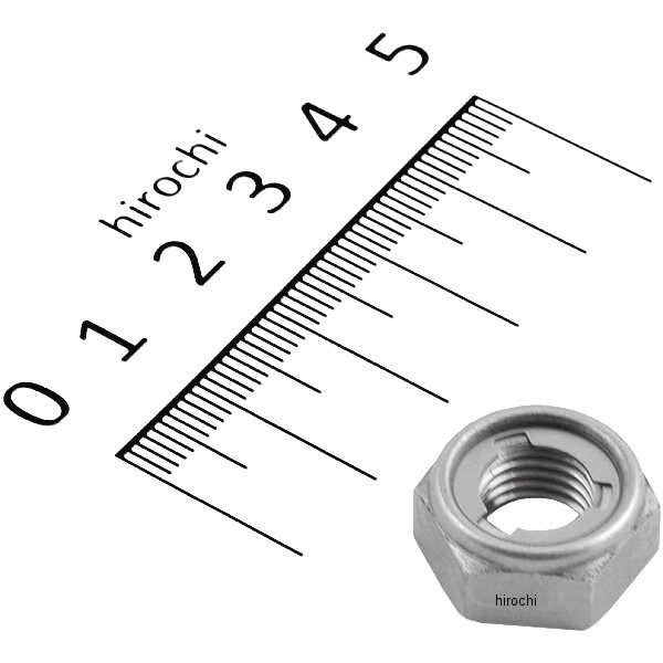 K・Con ロックナットです。材質:ステンレスタイプ:M10/P1.25サイズ A:8.3mmサイズ B:17mm1個入り1ヶ販売M10のみ大阪フォーミングのE-LOCK NUTを使用しています。E-LOCKは大阪フォーミングの登録商標です...