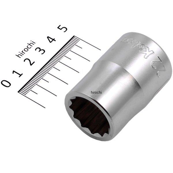 6405M-22 3/4インチ sq. 12角スタンダードソケット 22mm6405M-22-KK楽天 JP店