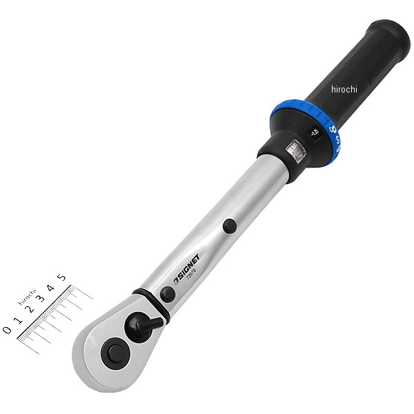 72070 シグネット SIGNET 3/8DR トルクレンチ 10-50NMです。精度：±3%45ギア差込角：3/8”DR測定範囲(Nm)：10-50全長(mm)：360重量(kg)：0.92向かって右にダイヤルを回すとロックが解除されま...
