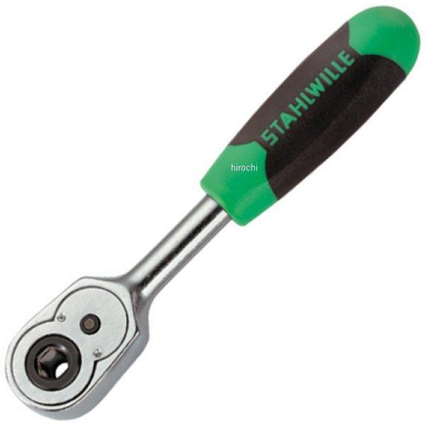 415B スタビレー STAHLWILLE 1/4" ビット用ラチェットハンドル (415B-2K)です。全長：117mmヘッド部幅：22mmヘッド部厚み：12mm質量：76g1/4"HEXビットを装着するラチェットハンドル。415B-SW...