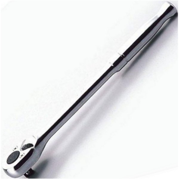 2753P-160 1/4インチ sq. ロングラチェットハンドル 全長160mm(ミガキ)全長 160mm ヘッド幅 22mm2753P-160-KK楽天 JP店