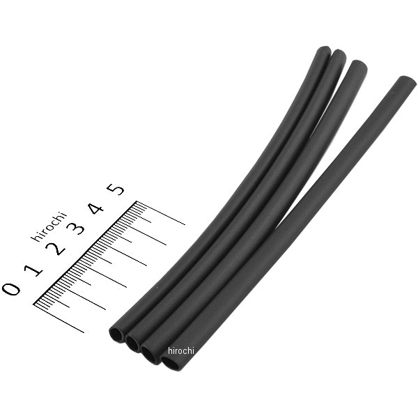 エーモン 防水接続パーツ 防水収縮チューブ・端子接続部の防水処理に最適・UL規格(UL224)認定品・ドライヤーなどの熱(80-125℃)で約75%収縮【仕様】・使用温度範囲:-45〜125℃・サイズ :4φ(内径)×140mm・材質:難燃...