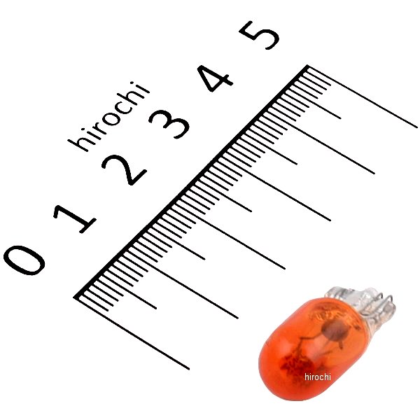 ・適合：汎用 ・1個入・カラー：オレンジ・定格：12v 5w・ウエッジ/シングル球・ガラス・口金形状：T10 ウエッジ(中)1PWB15OR楽天 JP店　