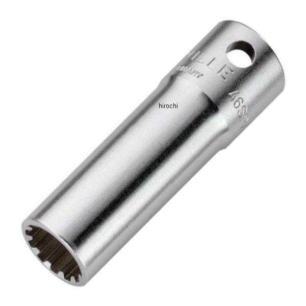 46ASP-14 スタビレー STAHLWILLE 3/8インチsq ディープスプラインソケット 7/16"です。スプラインサイズ：14サイズ：7/16"ソケット部外径(d1)：16mm差し込み部外径(d2)：17.3mmソケット中間空洞部...