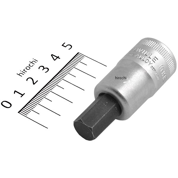 スタビレー 1/2インチsq インヘックスソケット (12mm)頑丈な圧入式の1/2”SQヘックスビットソケット。ショートタイプのヘックスビットソケットサイズ(mm)：12全長(L1；mm)：60軸長(L2；mm)：20ソケット部外径(d；...