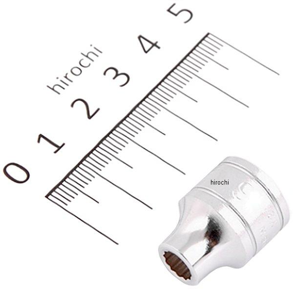 B3-06W 9.5sq ソケット (12角) 6mmB3-06W-KC楽天 JP店　