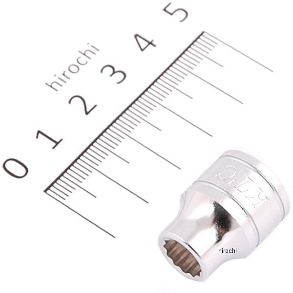 B3-08W 9.5sq ソケット (12角) 8mmB3-08W-KC楽天 JP店　