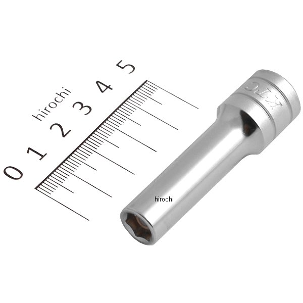 B3L-08MGA KTC 京都機械工具 9.5sq マグネットディープソケットです。差込角：9.5sq.S：8mmD1：12.2mmD2：17mmL：60mmH：4mm質量：47g6角ソケットに内蔵されているマグネットでボルト、ナットの落...