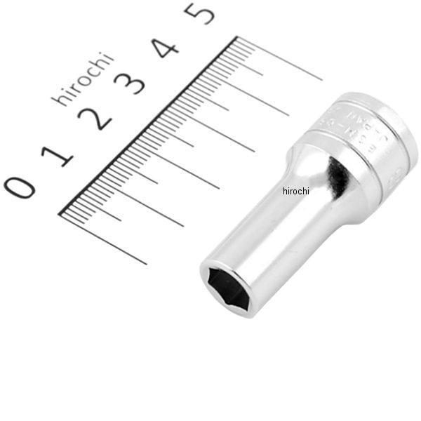 9.5sq セミディープソケット(6角) 8mmB3M-08-KC楽天 JP店　
