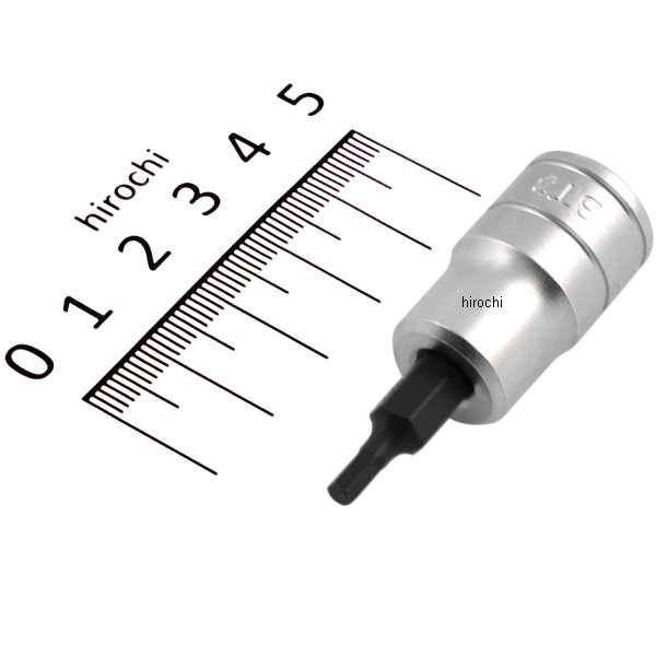 9.5sq ショートヘキサゴンビットソケット 3mmビットの交換が可能です。BT3-03S-KC楽天 JP店　