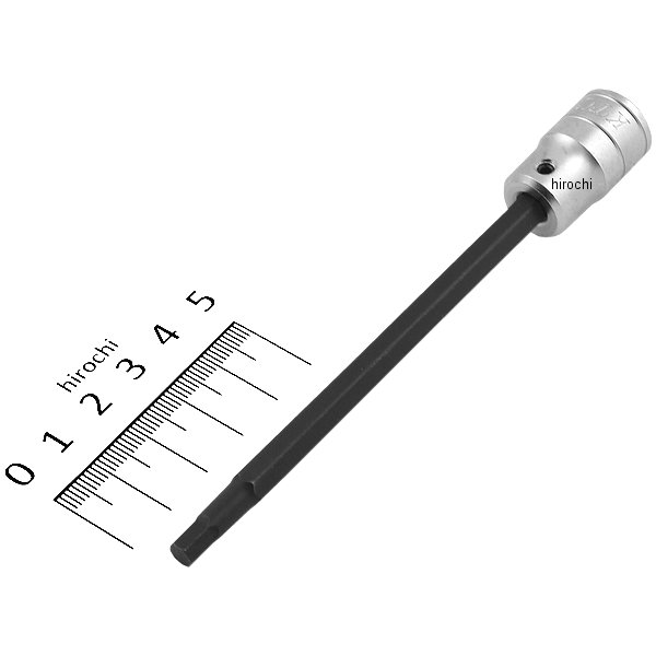 9.5sq ロングヘキサゴンビットソケット 5mmビットの交換が可能です。BT3-05L-KC楽天 JP店　