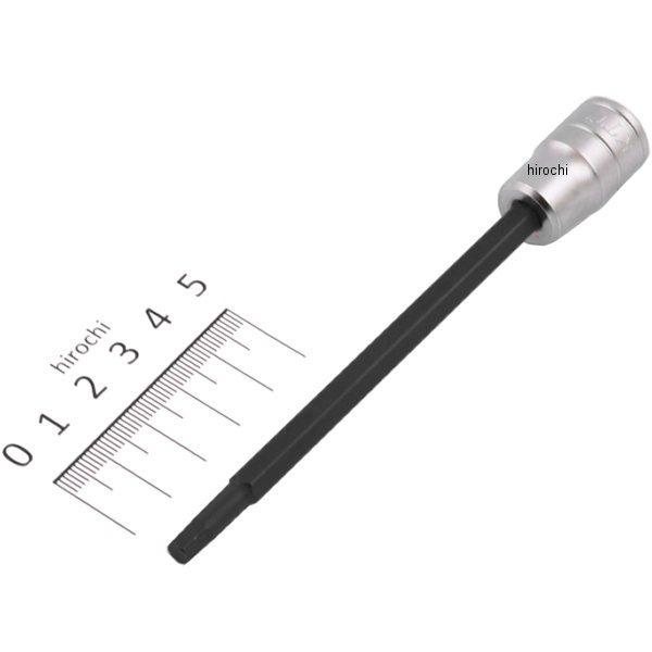 9.5sq ロングヘキサゴンビットソケット 3/16インチビットの交換が可能です。BT3-3-16L-KC楽天 JP店　