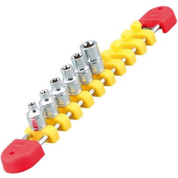 6.3sq.E型トルクスレンチセット(6コ組)E型トルクスレンチ：B2-E4、E5、E6、E7、E8、E10ソケットホルダー10コ用：EHB210TB2E06-KC楽天 JP店　