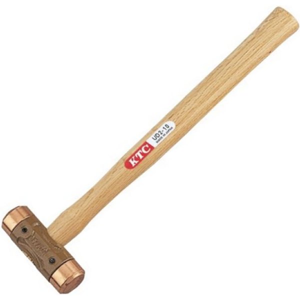 銅ハンマヘッドの交換可能(ロールピンタイプ)。本体は鋳鉄製。UD2-10-KC楽天 JP店　