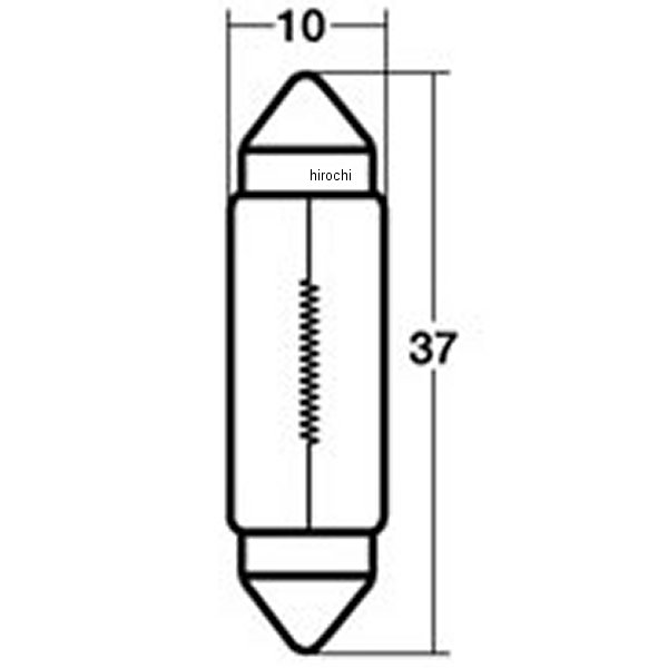 スタンレー STANLEY バルブ色:クリア定格電圧:12V5W形状:T13×37口金:S8.5/8.5タイプ:シングル球数量:10個入りA3472C楽天 JP店