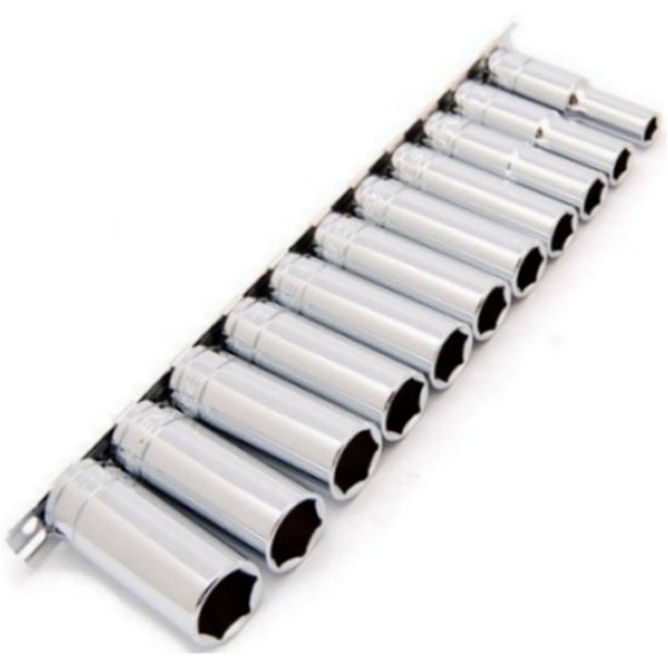 シグネット 3/8DR 11PC ディープソケットセット (12431V)・差込角(インチ DR)：3/8セット内容：3/8インチDRディープソケット(8mm：12408、10：12410、11：12411、12：12412、13：1241...
