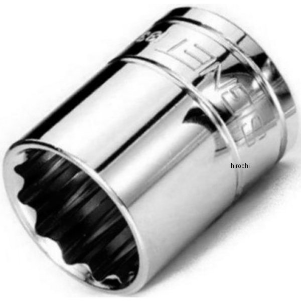 シグネット 1/2DR 17mm ソケット (12角)・サイズ(mm)：17・差込角(インチ DR)：1/2・ソケット外径(b1差込部；mm)：24・ソケット外径(D2差込部；mm)：24・ソケット深さ(e；mm)：15・全長(L；mm)：...