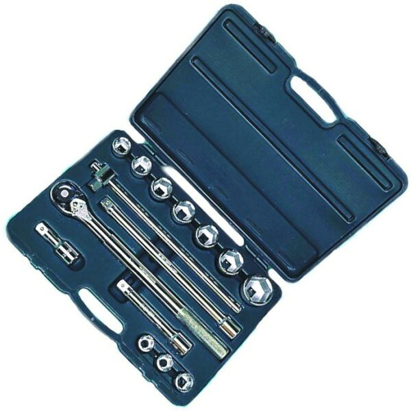 シグネット 3/4DR 15PC mm ソケットレンチセット・差込角(インチ DR)：3/4セット内容：ソケット(22,24,27,30,32,36,38,41,46,50mm)、ラチェットハンドル、エキステンションバー(102,202mm...