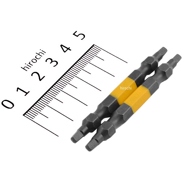 ACS-2265 アネックス ANEX カラー四角(スクエアー)ビット2本#2X65です。サイズ(#)：2全長(mm)：65入組本数(本)：2色で先端サイズの見分けが簡単ACS-2265-AX楽天 JP店　