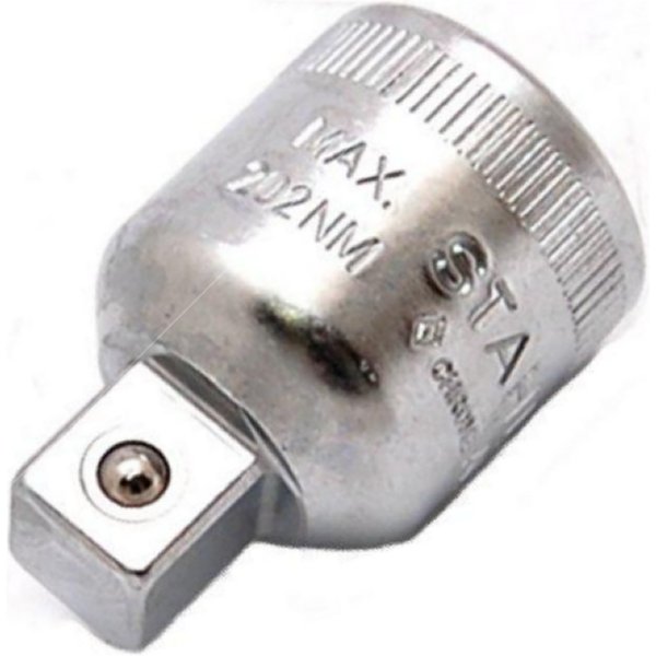 スタビレー 1/2X3/8アダプター3/8”SQのソケット等を1/2”SQラチェット等に装着する際に使用する高品質なHPQシリーズのアダプター。サイズ(”SQ)：凹1/2x凸3/8全長(L；mm)：35外径(d；mm)：22.7513-SW...