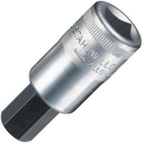 スタビレー 1/2インチsq インヘックスソケット (10mm)頑丈な圧入式の1/2”SQヘックスビットソケット。ショートタイプのヘックスビットソケットサイズ(mm)：10全長(L1；mm)：60軸長(L2；mm)：22ソケット部外径(d；...
