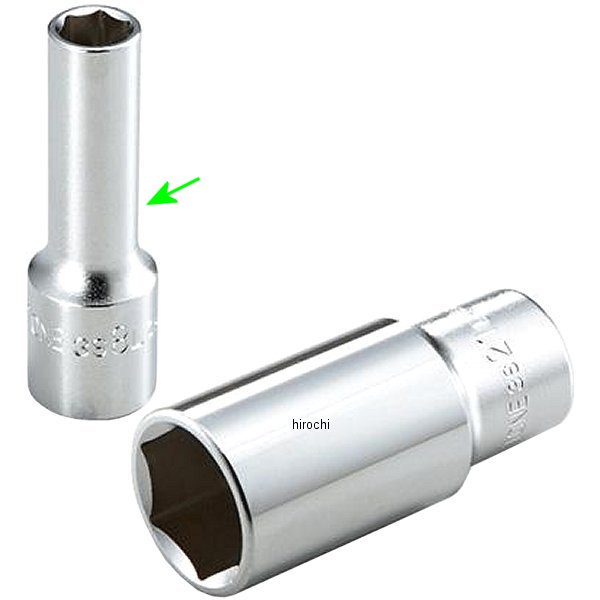 ディープソケット(6角) 対辺 8mm 長さ 54mm 差込角 9.5mm (3/8インチ) 3S-08L楽天 JP店