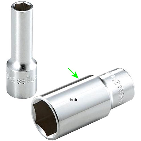 ディープソケット(6角) 対辺 21mm 長さ 64mm 差込角 9.5mm (3/8インチ) 3S-21L楽天 JP店