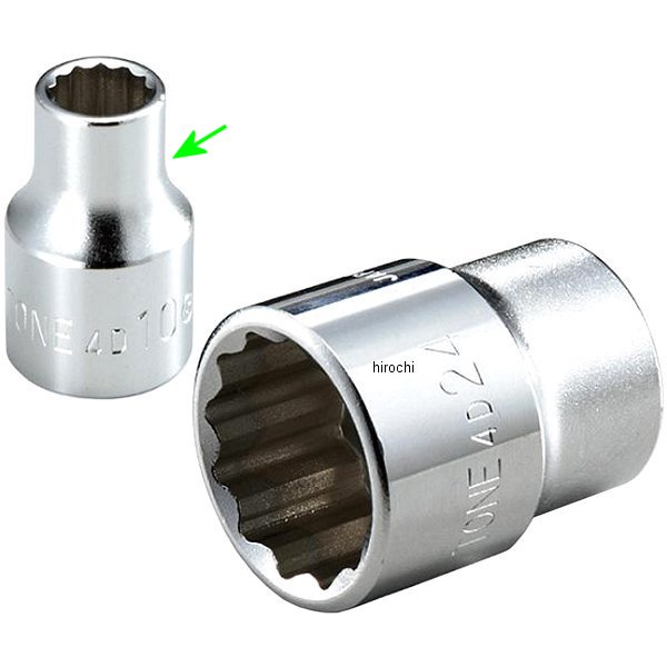 ソケット(12角) 対辺 10mm 長さ 35mm 差込角 12.7mm (1/2インチ) 4D-10楽天 JP店