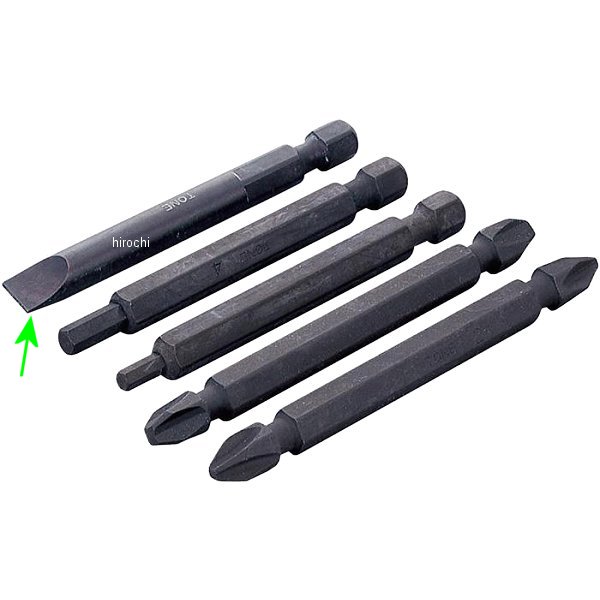 ドライバー ビット (-) 0.9x7.0 長さ 46mm ビット 二面幅 6.35mm (1/4インチ) BIT-M2楽天 JP店