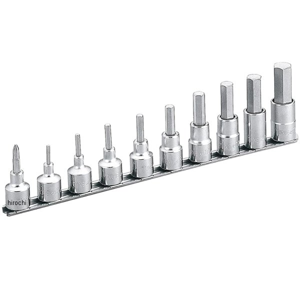 ヘキサゴンソケットセット(ホルダー付) 差込角 12.7mm (1/2インチ) (セット内容)4H- 03、04、05、06、08、10、12、14、174H-P2ソケットホルダー付(10 個タイプ)SH410HH410楽天 JP店