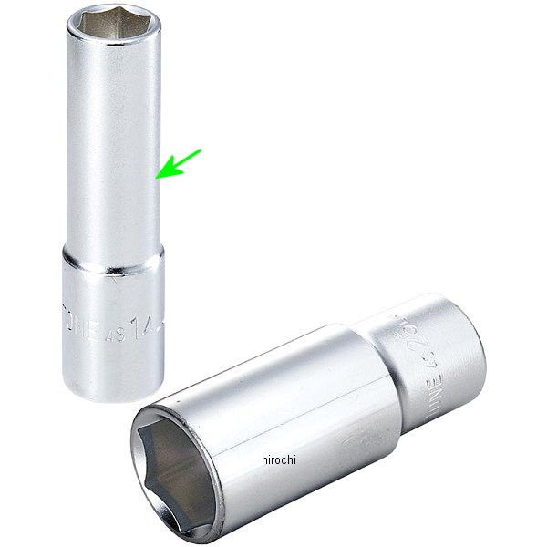 ディープソケット(6角) 対辺 14mm 長さ 83mm 差込角 12.7mm (1/2インチ) 4S-14L楽天 JP店