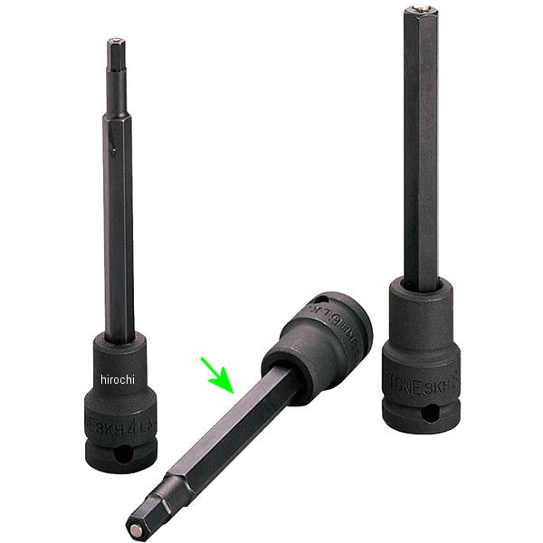 ロングヘキサゴンソケット(マグネット付) 対辺 6mm 長さ 101mm 差込角 9.5mm (3/8インチ) 3KH-06LK楽天 JP店