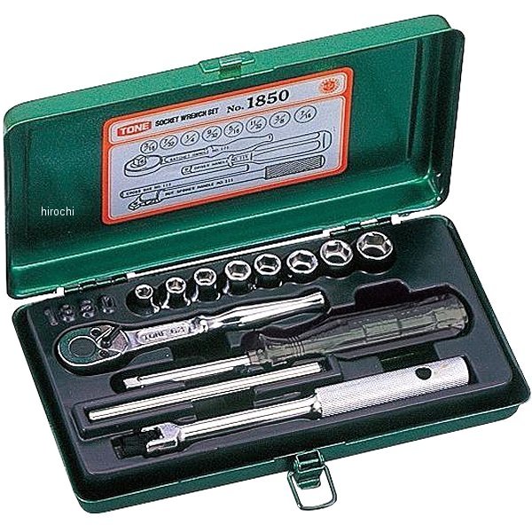ソケットレンチセット 小形機器用 インチ 差込角 6.35mm (1/4インチ) (セット内容)ソケット(6 角)2SB- 06(3/16)、 07(7/32)、 08(1/4)、 09(9/32)、10(5/16)、11(11/32)、1...