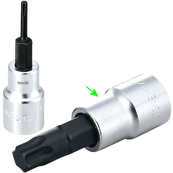 トルクスソケット(強力タイプ) T55 長さ 67mm 差込角 9.5mm (3/8インチ) 3TX-T55楽天 JP店