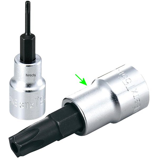 トルクスソケット(いじり防止タイプ) T55 長さ 67mm 差込角 9.5mm (3/8インチ) 3TX-T55H楽天 JP店