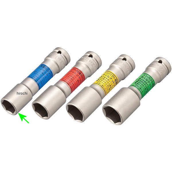 インパクト用 薄形ロングホイルナットソケット 対辺 17mm 長さ 100mm 差込角 12.7mm (1/2インチ) 4A-17LN楽天 JP店